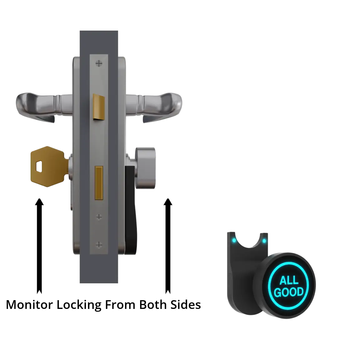 Thumb Turn Monitor Starter Pack - Locksure - First Retrofitted Lock State Detector